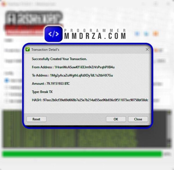 Flashixer For Flashing Bitcoin And Send Fake BTC