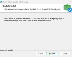 Flash Tether Sender (PRO)