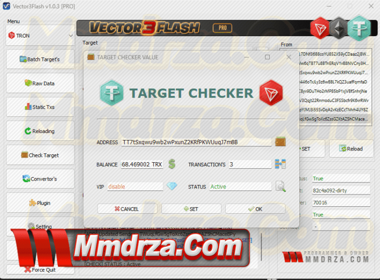 Vector3Flash PRO Flashing Tether USDT