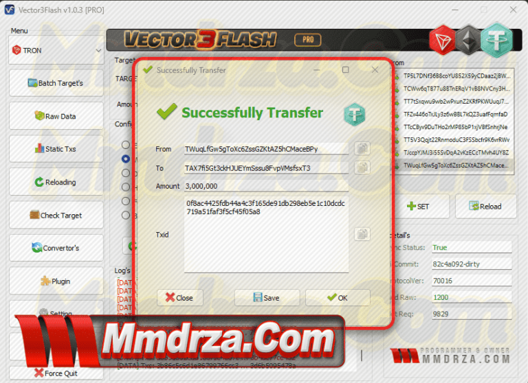 Vector3Flash PRO Flashing Tether USDT